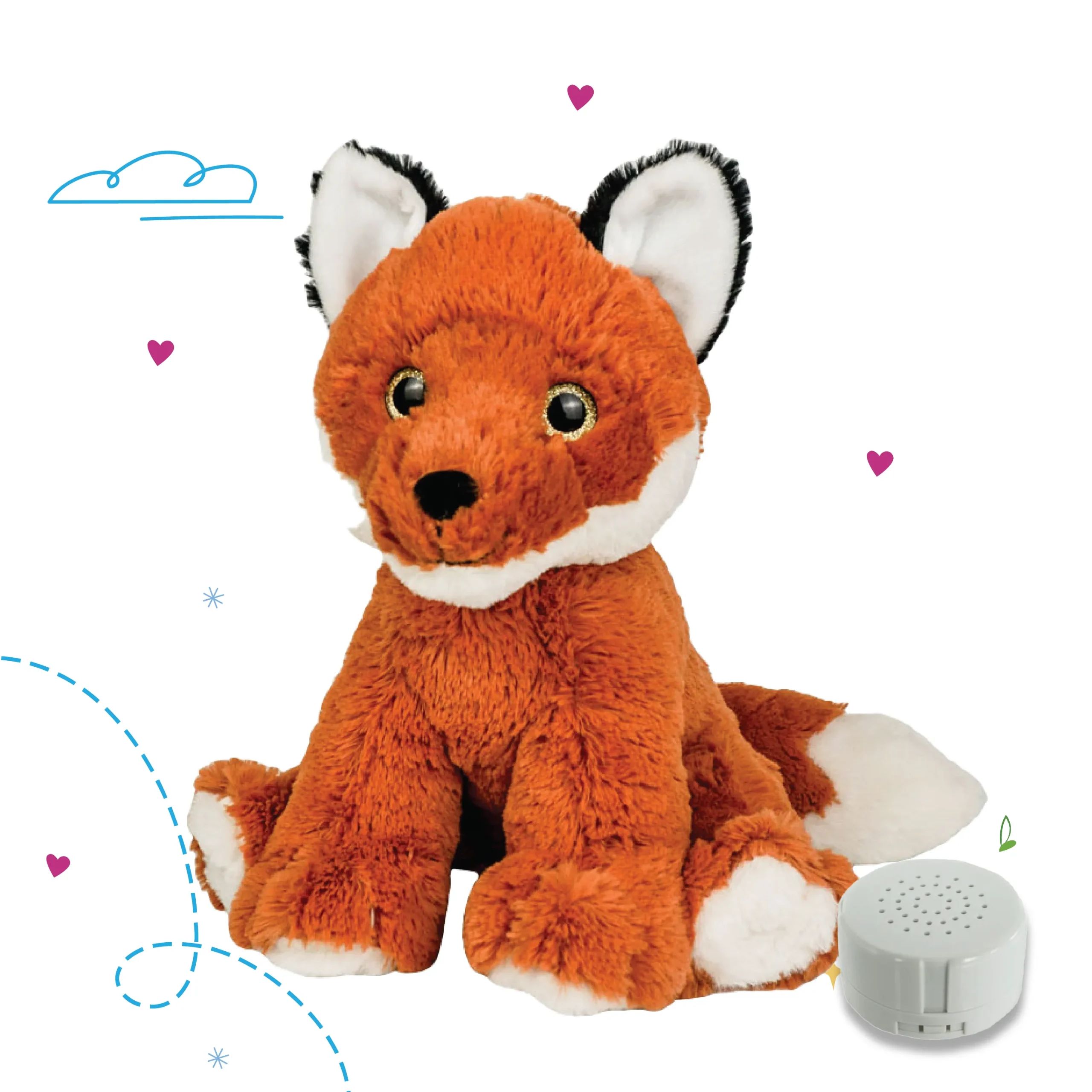 16″ Finn the Fox (Eco) - Heartbeat - The Bear Factory